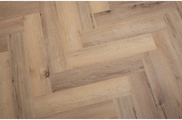 Classic Dusky Herringbone Click Vinyl