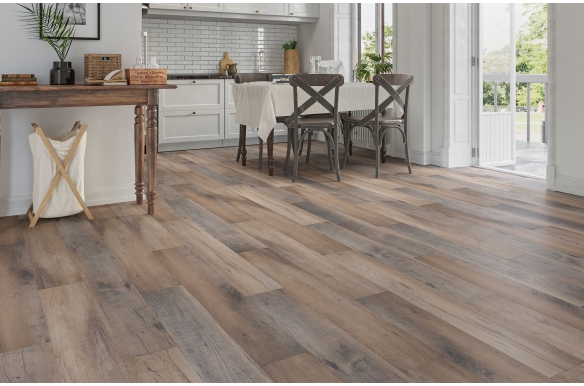Deluxe Espresso Oak Click Vinyl